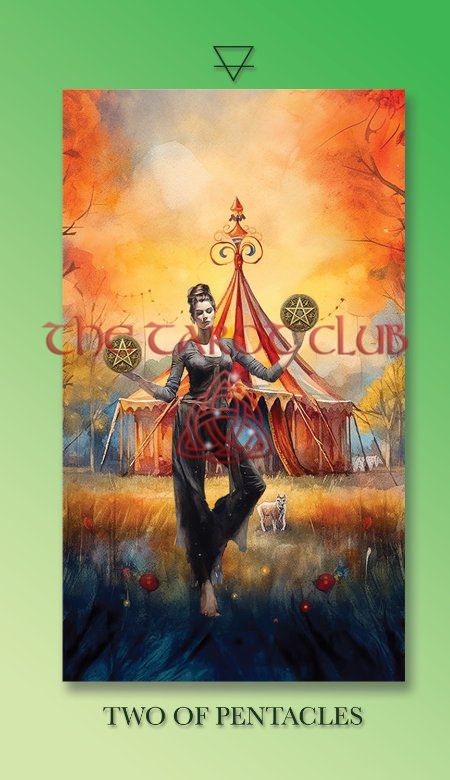 Two of Pentacles - The Tarot Club