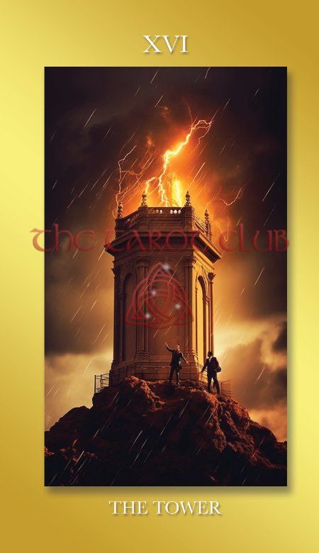 The Tower - XVI - The Tarot Club